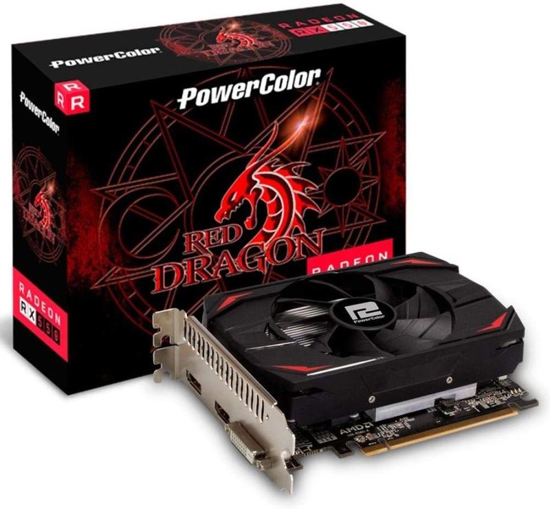 VGA POWERCOLOR RX 550 RED DRAGON 4GB GDDR5 - Shop | Tokopedia