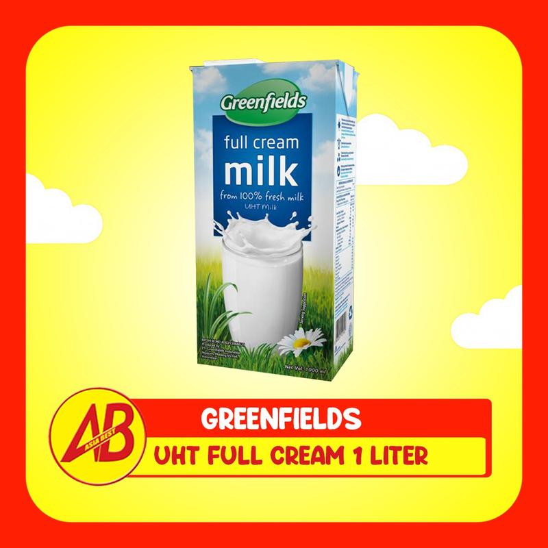 Greenfields UHT Full Cream 1 Liter - Shop | Tokopedia