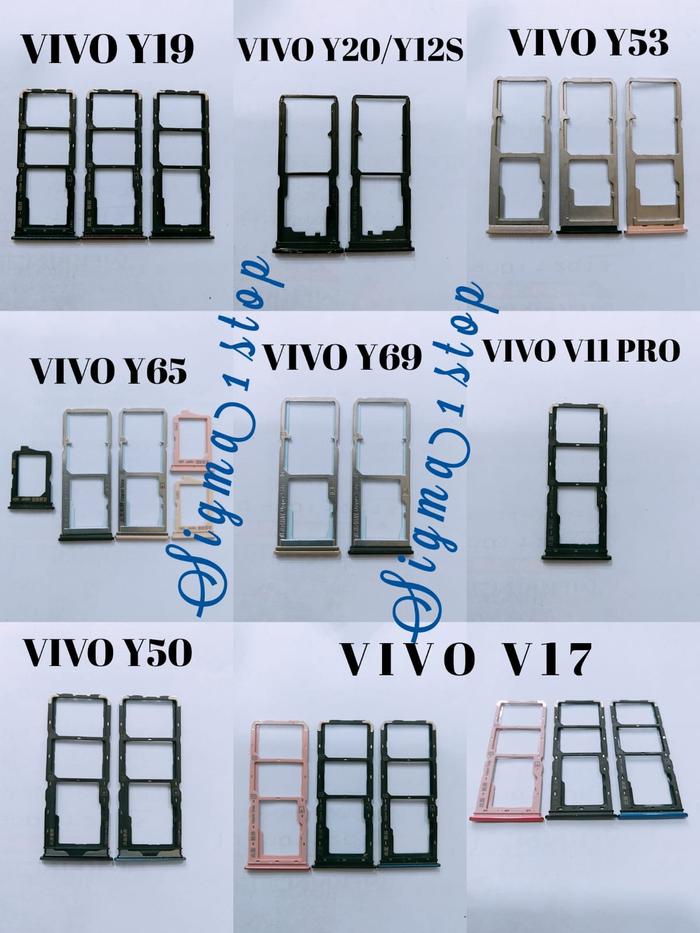 Jual SIM TRAY VIVO Y19 Y20 Y12S Y50 Y53 Y65 Y69 V17 V11 PRO TEMPAT ...