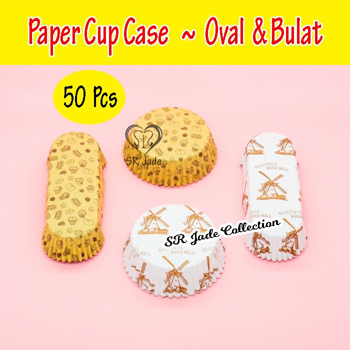 Jual Paper Cup Case Roti Oval Lonjong Kertas Roti Eclair Baking - Oval ...