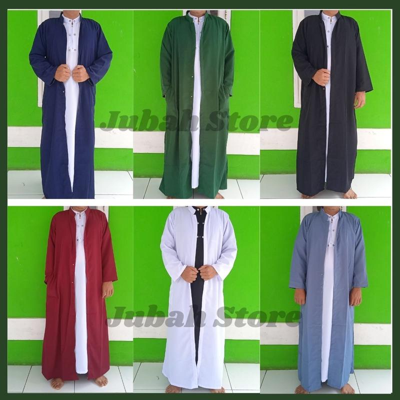 [COD] JUBAH BELAH / JUBAH LUARAN AL - HARBI / JUBAH HABIB / JUBAH PRIA ...