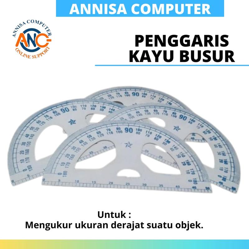 Penggaris Busur Kayu / Mistar Busur Kayu / Pengukur Kayu / Jidar Kayu ...