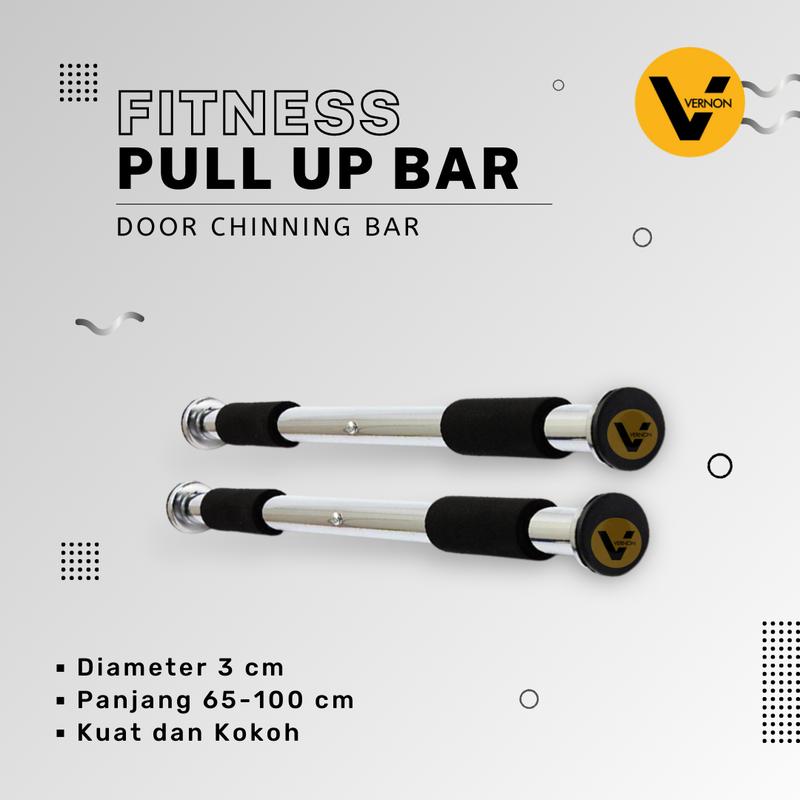 Pull Up Bar Dinding Tembok Pintu Door Alat Fitnes Kettler 60-100cm ...