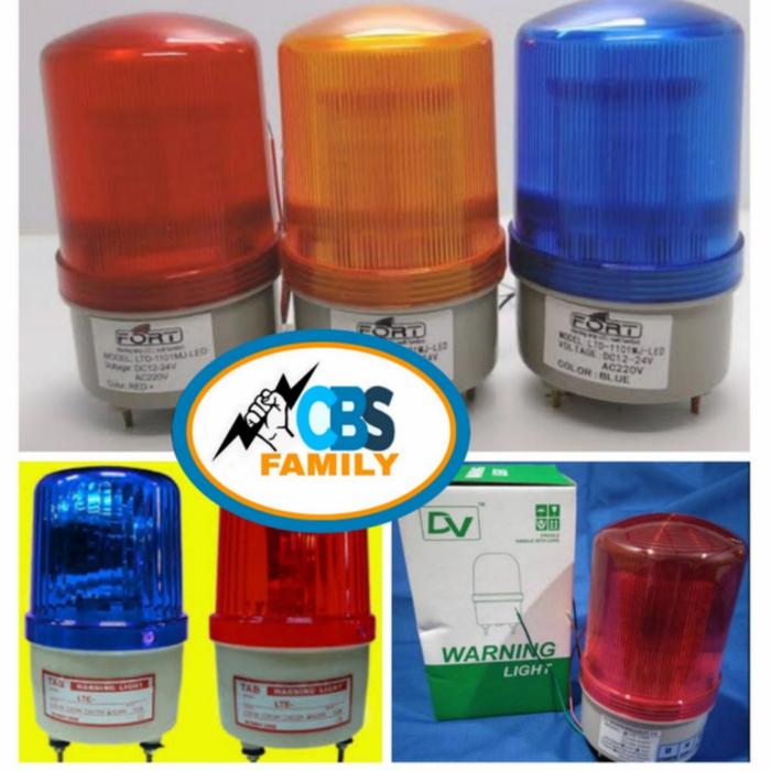 Jual Fort Warning Light 4Inchi Rotary +Buzzer LTE-1101J / Lampu Darurat ...