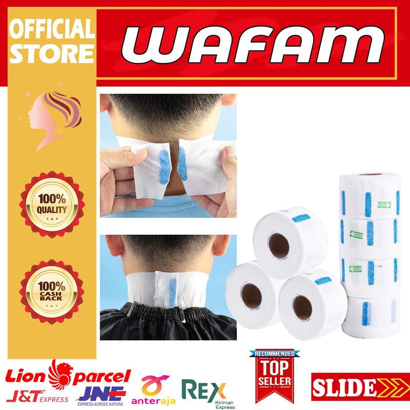 TISU LEHER / NECK PAPER / RUFFLES / TAPE BARBER SHOP SALON PANGKAS ...