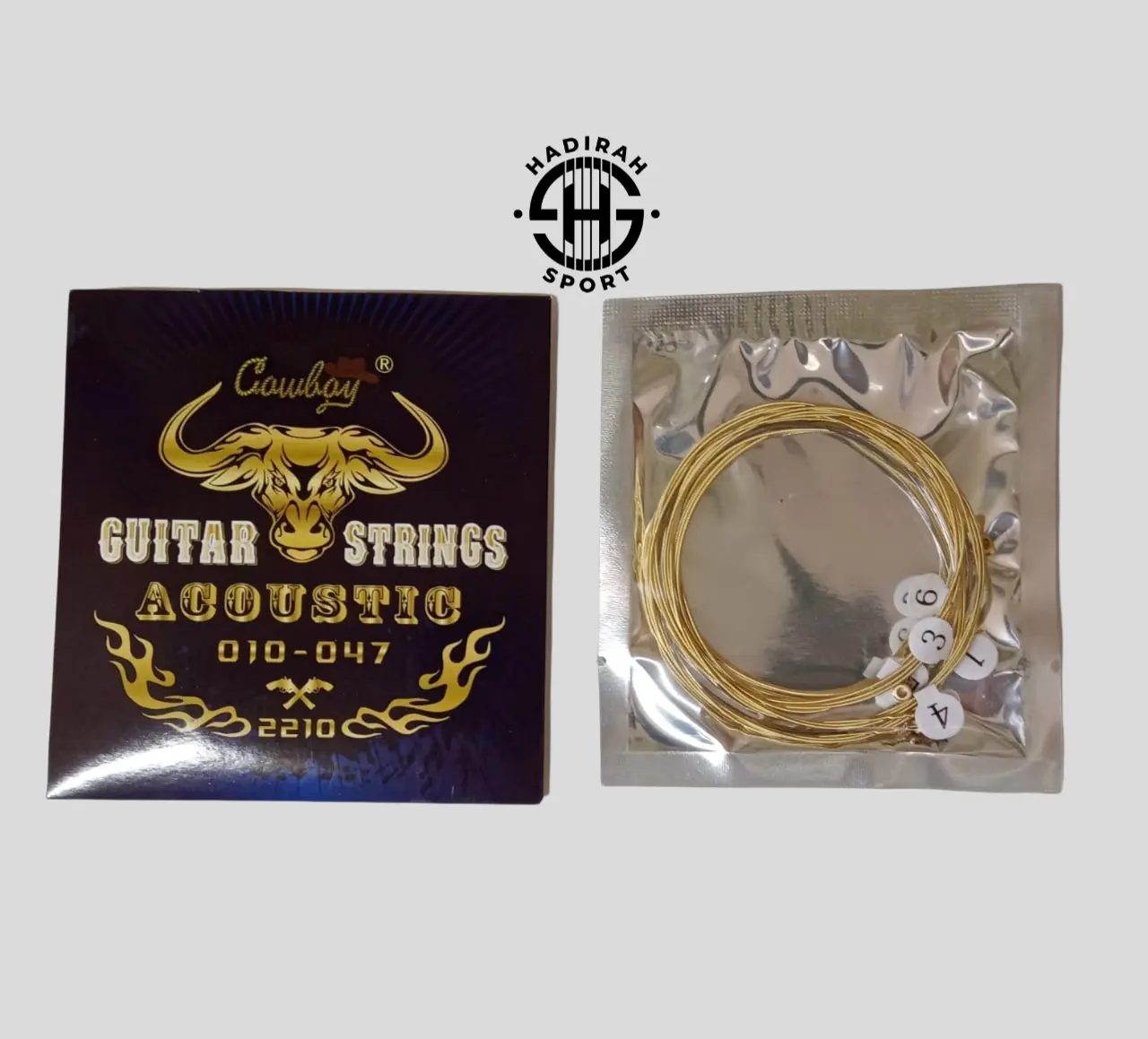 senar gitar cowboy akustik 010 guitar accoustic strings 2210 010-047 ...