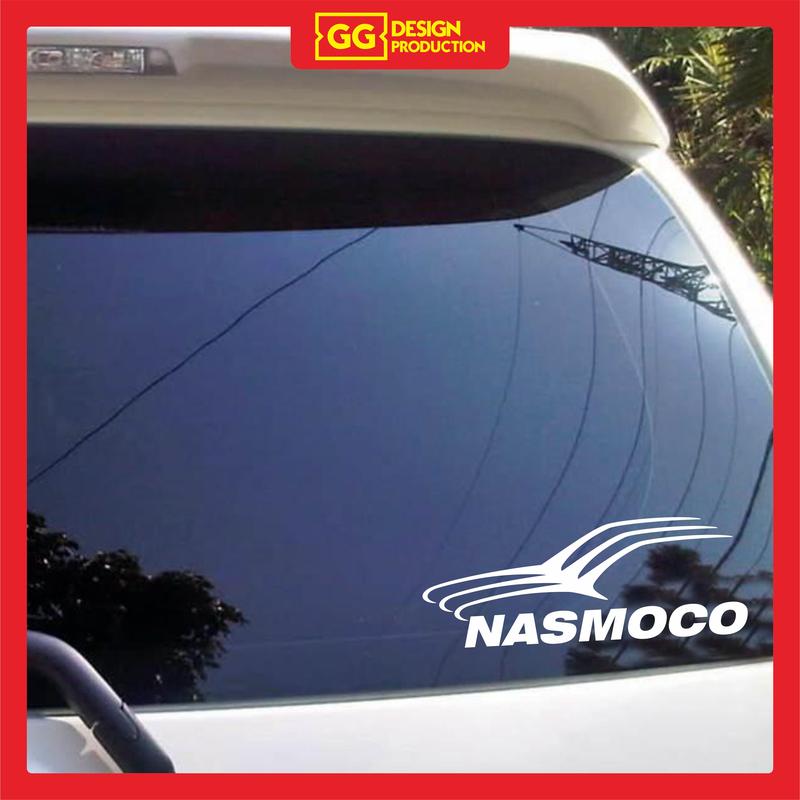 STICKER STIKER CUTTING LOGO NASMOCO PUTIH TOYOTA DEALER - Shop | Tokopedia