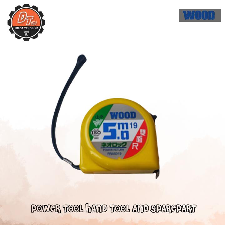 wood Meteran 5M wood KUNING ORIGINAL - Shop | Tokopedia