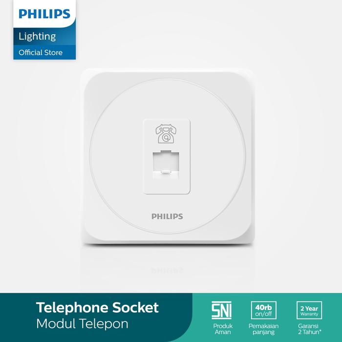 Promo Philips Simply Telephone Socket Outlet - Jakarta Utara - Philips ...