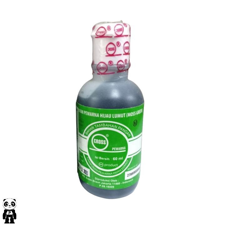 Cross Pewarna Hijau Lumut 60ml Pewarna Makanan Moss Green - Shop ...