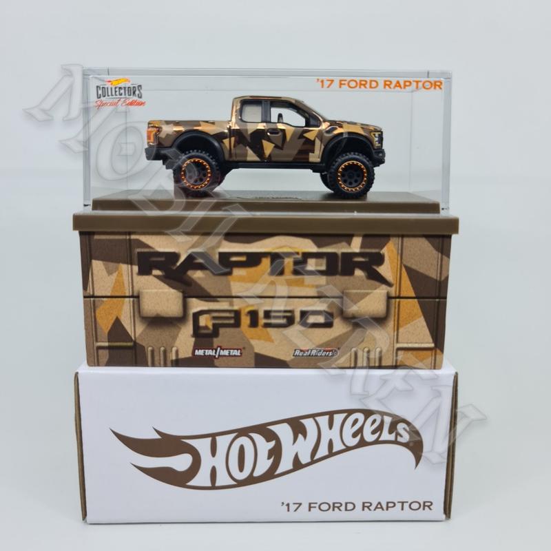 Hot Wheels RLC Special Edition 17 Ford Raptor F150 Gold Camouflage ...