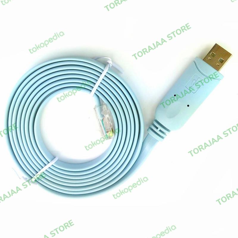 Kabel Konsol USB RS232 to RJ45 Console Cable for Cisco Huawe - Shop ...