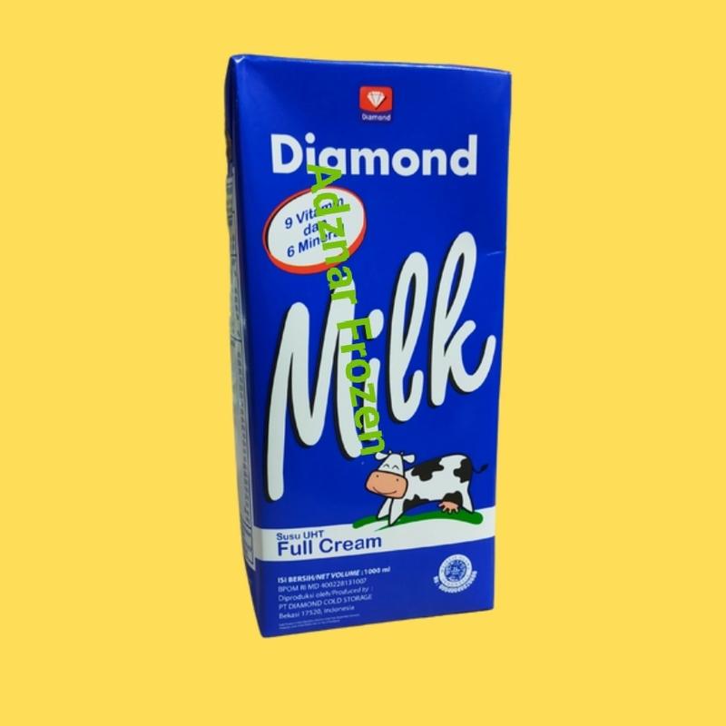 diamond uht full cream 1000ml - Shop | Tokopedia