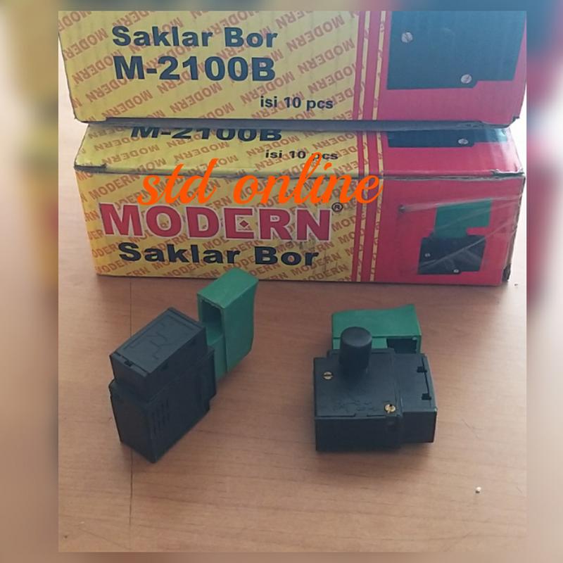 Saklar bor M2100B modern saklar mesin bor listrik M2100B - Shop | Tokopedia