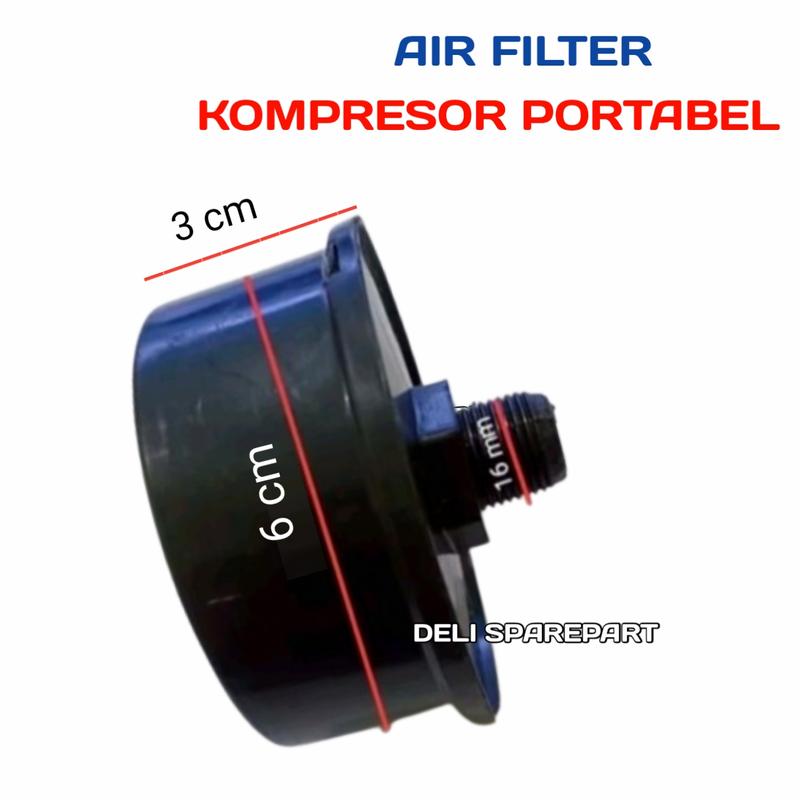Filter Saringan Udara Hawa Mesin Kompressor Portable ¾ lakoni shark ...