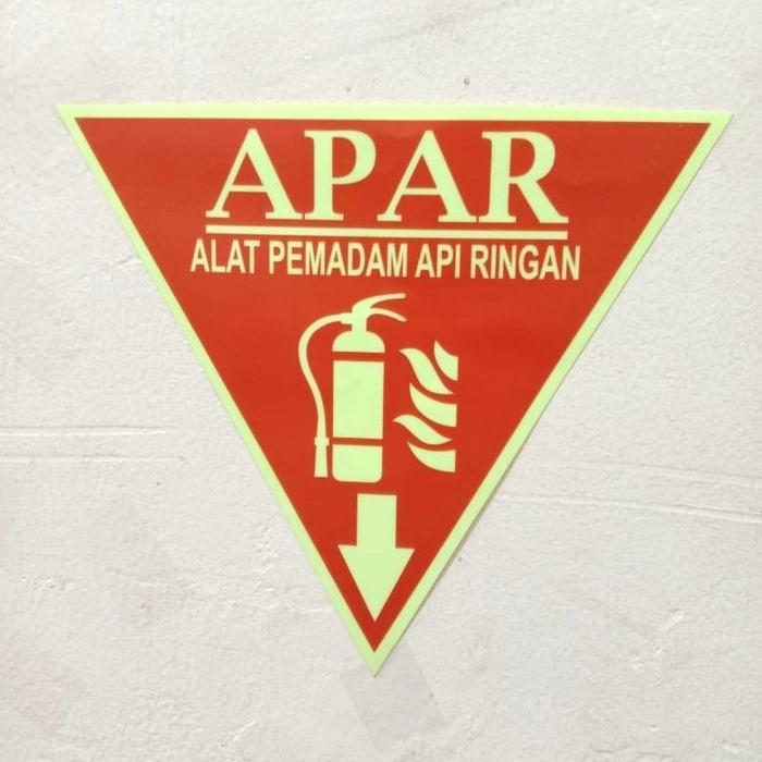 Jual AKRILIK APAR SEGITIGA FOSFOR 20X20CM GLOW IN THE DARK ACRYLIC ...