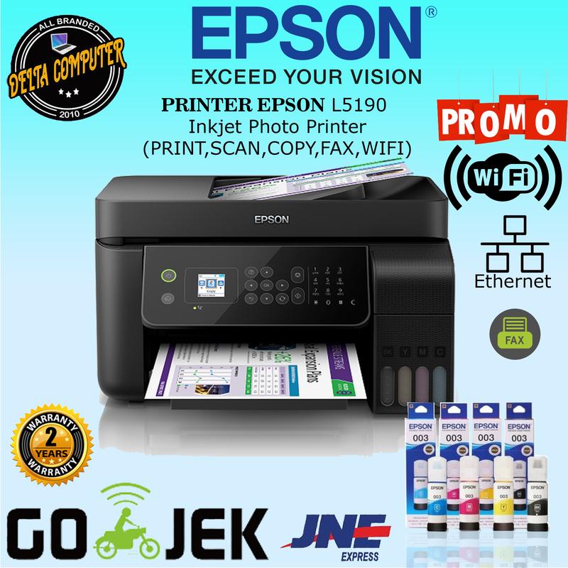 Printer Epson L5190 - Print Scan Copy Fax Wirelless Original - Shop ...