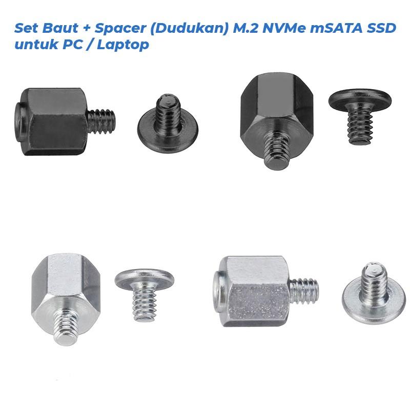 Baut SSD M.2 SATA NVMe SSD M2 NVME Screw Sekrup Mur Stainles - Shop ...