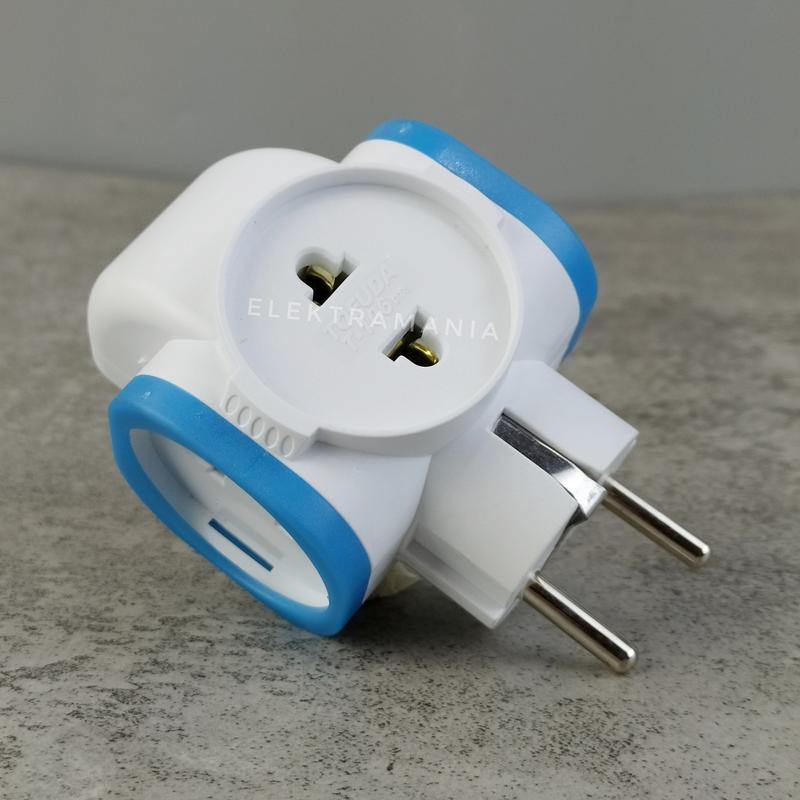 Colokan Cabang 4 / Steker / T. Datar + Switch TOFUDA T-106 DTS - Shop ...