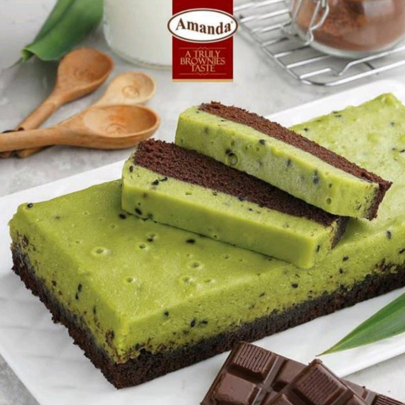 Brownies Kukus Amanda - Srikaya Pandan Amanda - Shop | Tokopedia