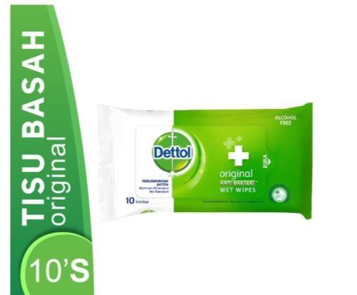 TISUE BASAH DETTOL WET WIPES ORIGINAL. Tissue Tisu Anti Bakteri - Shop ...