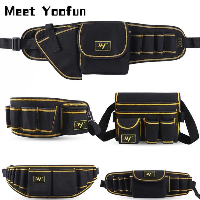 Jual Tas Tukang Perkakas Tool Bag Tas Sabuk Alat Saku Pinggang ...