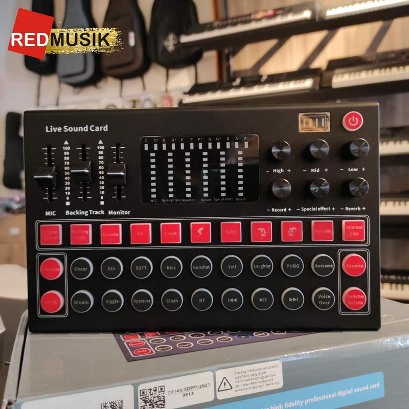 Mixer USB Sound Card Live Broadcast Recording Special Effect M9 - Shop ...