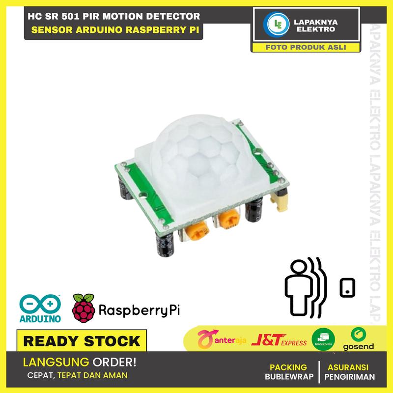 PIR Motion sensor gerak HC-SR501 Arduino uno Raspberry pi dll - Shop ...