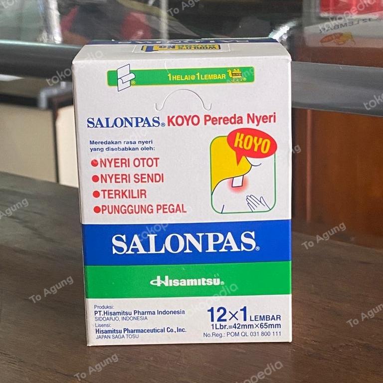 Salonpas Koyo (sachet isi 12 lembar). Koyo Pereda Sakit Pinggang ...