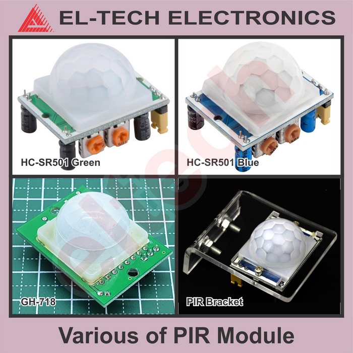 Jual PIR Motion Detector Bracket Human Body Infra Sensor Gerak Panas ...