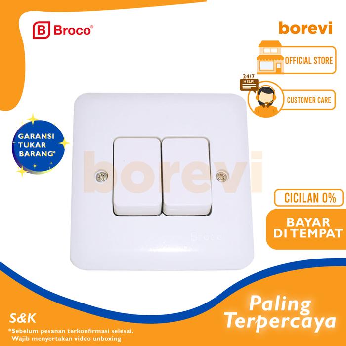 Jual SAKLAR BROCO 6622U NG (B) SAKLAR SERI 6622 NGU - Kota Depok ...