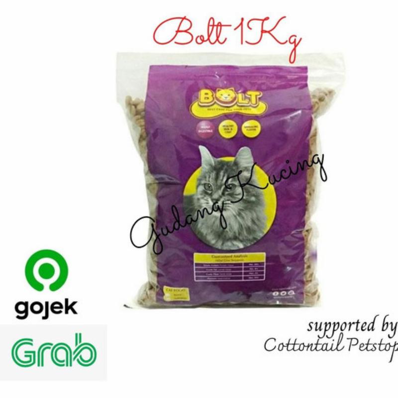 Makanan Kucing Bolt / Cat Food Bolt Repack 1kg Murah Tuna Cat Food ...