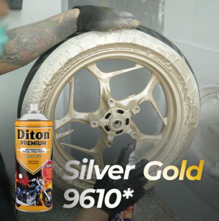 Cat Pilox Semprot DITON PREMIUM Velg Warna Silver Gold 9610* 400ml ...