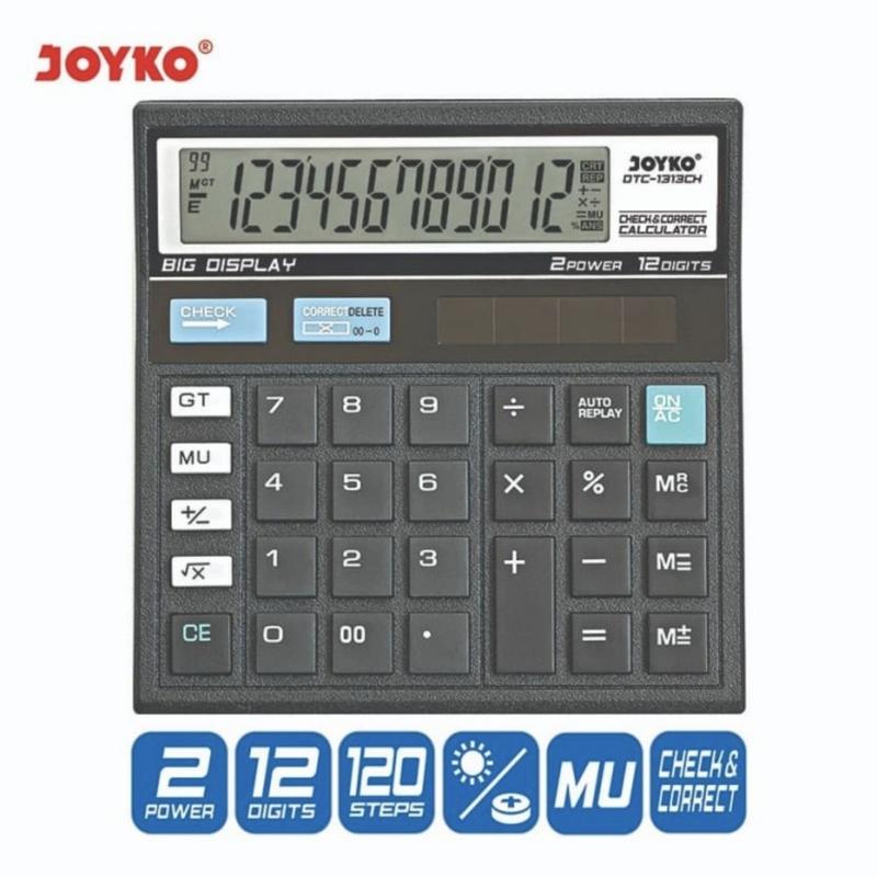 Calculator Kalkulator 12 digit ORIGINAL Joyko DTC-1313CH Check - Shop ...