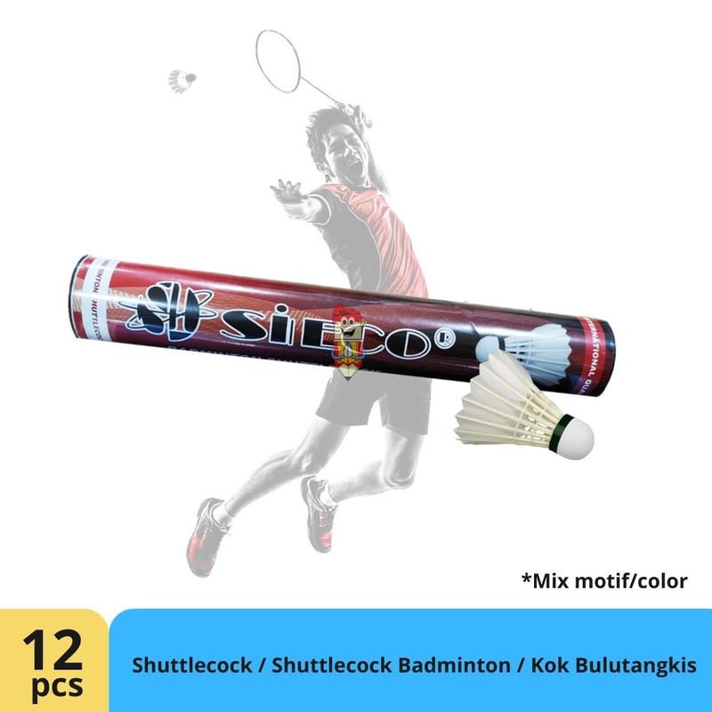 Shuttlecock / Shuttle cock Badminton / kok Bulu tangkis isi 12 - Shop ...