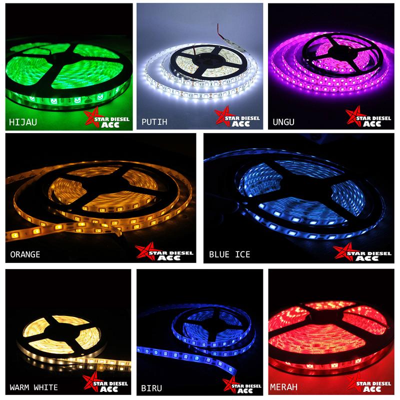 LED STRIP 5 METER MATA BESAR 5050 24VOLT - Shop | Tokopedia