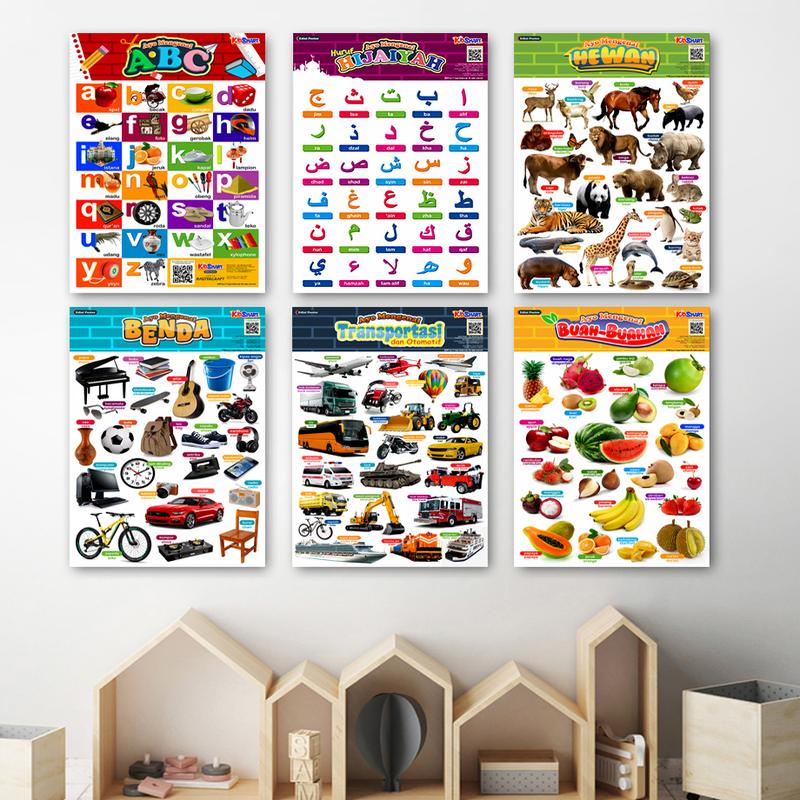 Poster Premium Edukasi Kidsmart - Shop | Tokopedia