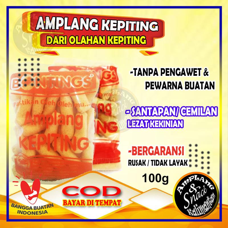 kerupuk amplang kepiting khas kalimantan oleh oleh Balikpapa - Shop ...