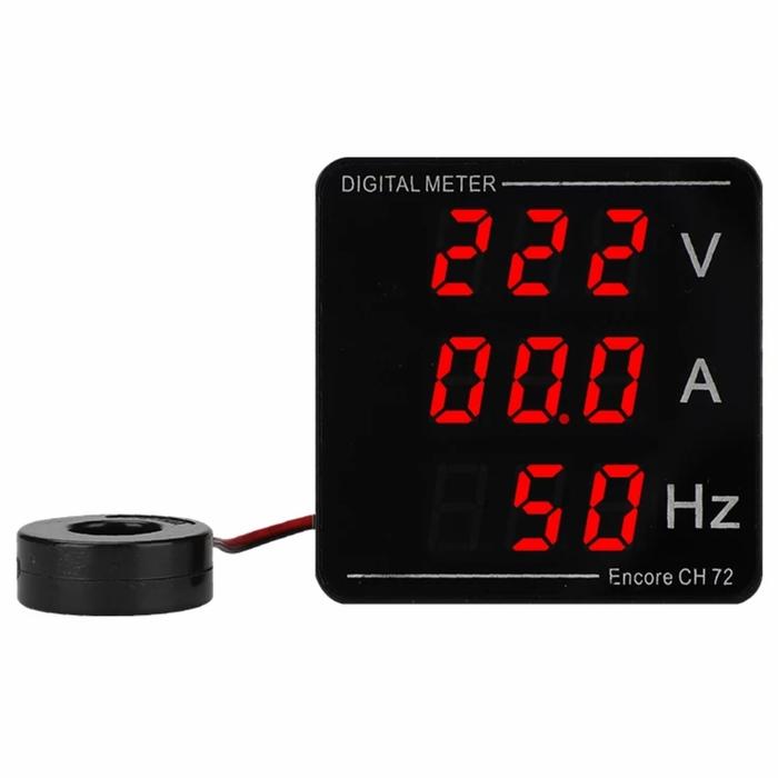 Jual Voltmeter ampere meter Hz meter digital 3in1 500V 120A layar lebar ...