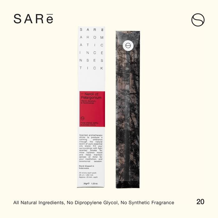 Jual SARE Neroli et Pelargonium Aromatic Incense Stick | Scented Dupa ...