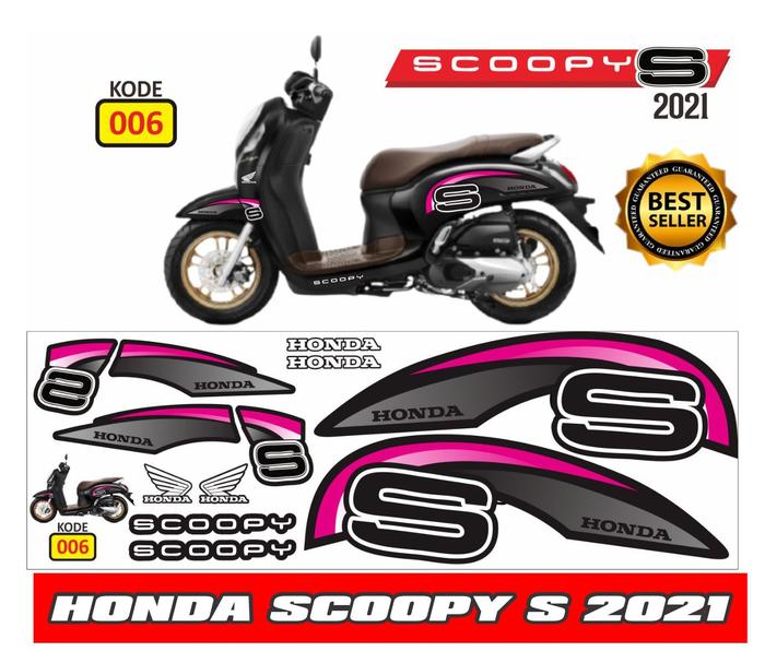 Jual Striping honda scoopy all new sticker scoopy baru honda scoopy S ...