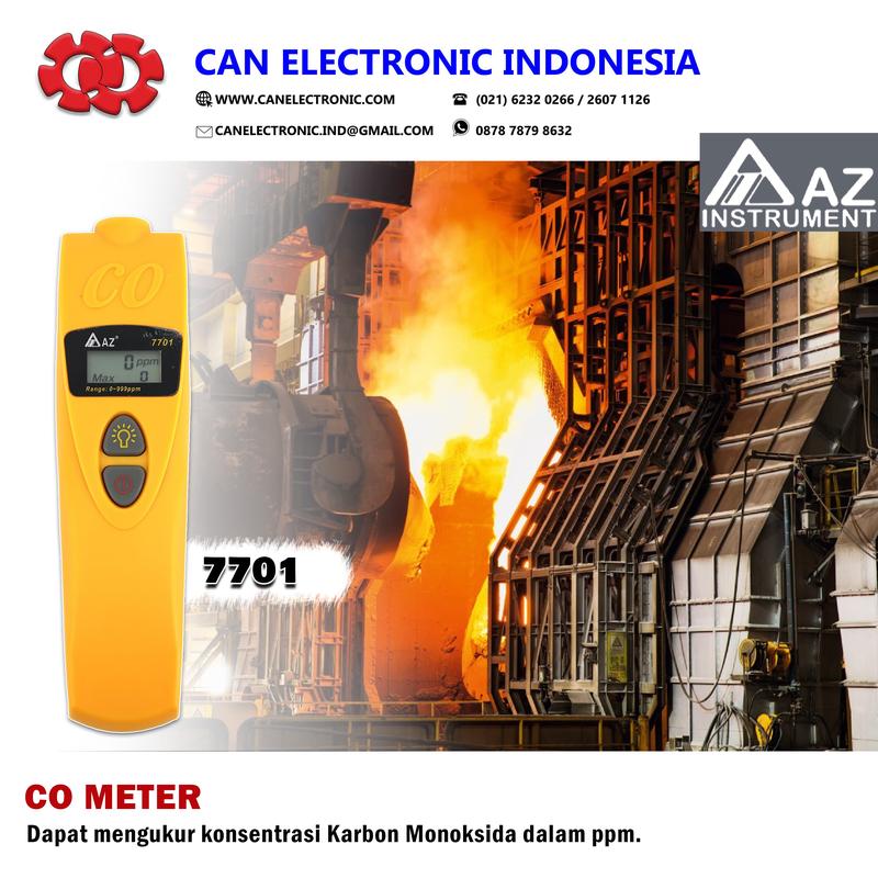CO Meter / Carbon Monoxide Alarm Detector AZ Instrument 7701 - Shop ...