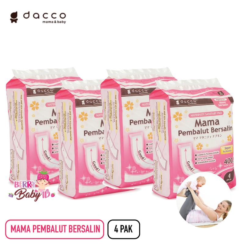 Paket Dacco 4 Pak Mama Pad Flower Pembalut Bersalin & Nifas - Shop ...