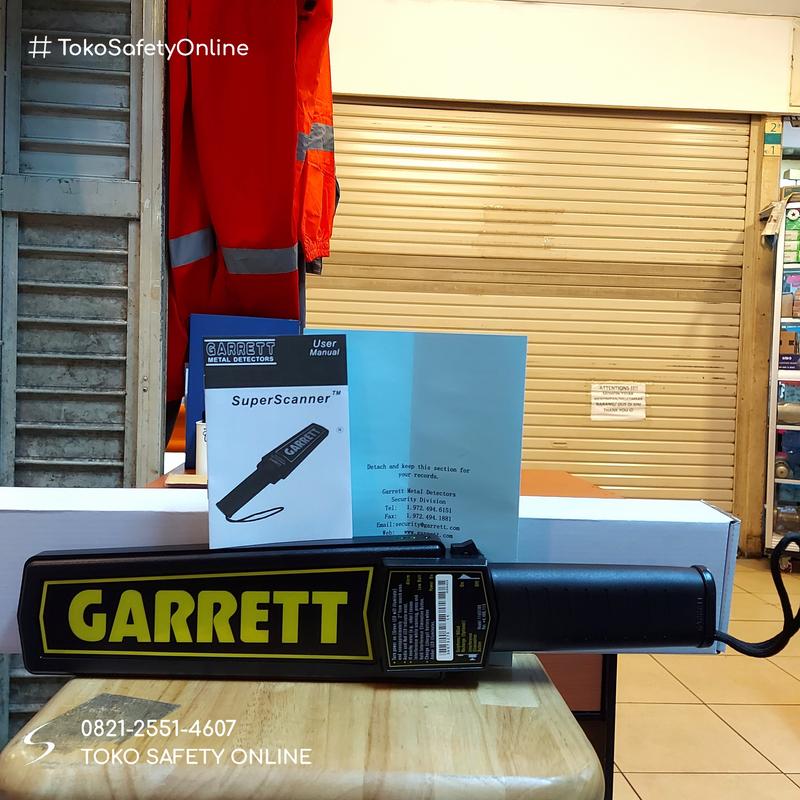 Garrett Super Scanner Metal Detector Original / Garret Alat Deteksi ...