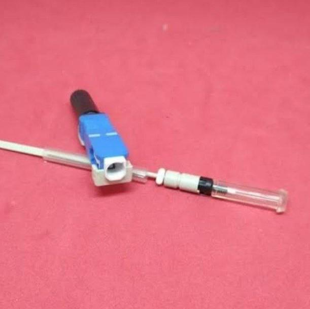 Splice On Connector SOC Fiber Optic SC UPC FTTH Konektor Fiber Optik ...