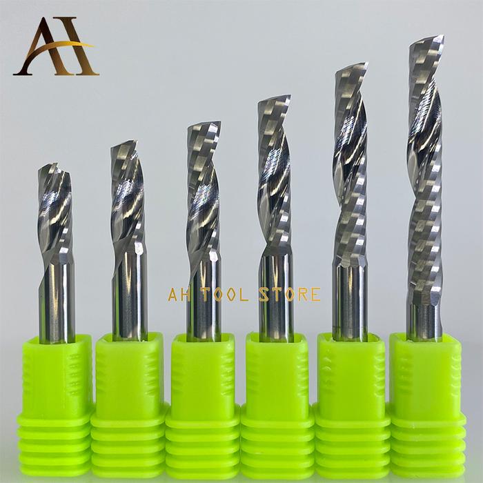 Promo EndMill 1 Flute D 6mm Cnc Router Cutter Bit End Mill Akrilik Kayu ...