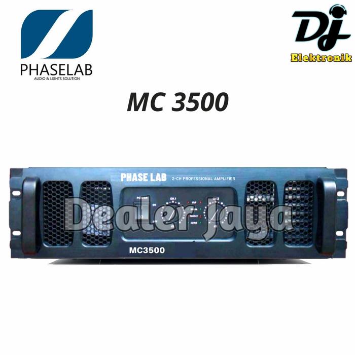 Jual Power Amplifier Phaselab / Phase Lab MC3500 / MC 3500 - 2 channel ...