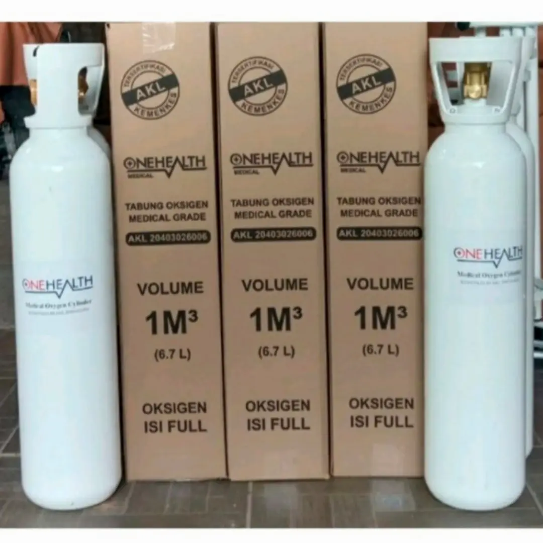Dijual Tabung o2 ukuran 1m3 plus isi- Alat pernapasan (promo) - Shop ...