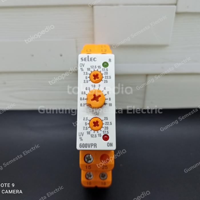 Jual SELEC VOLTAGE PROTECTION RELAY 600VPR VPR PROTEKSI TEGANGAN PFR ...