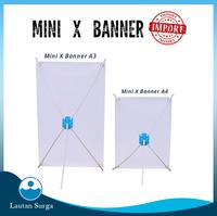 Promo Mini X Banner A3 MURAH [ IMPORTIR ] Stand Promosi Kerangka Putih ...